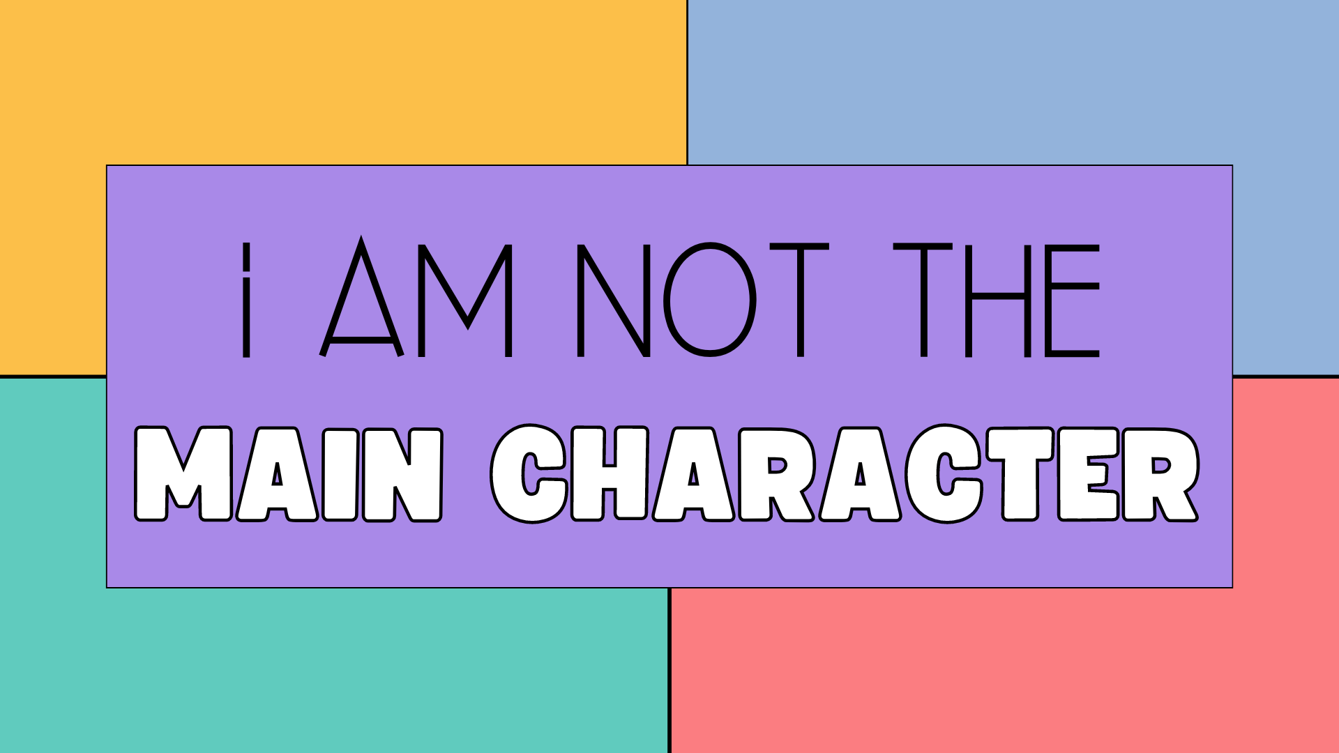 I am Not the Main Character – Rachel S. Bell, Author